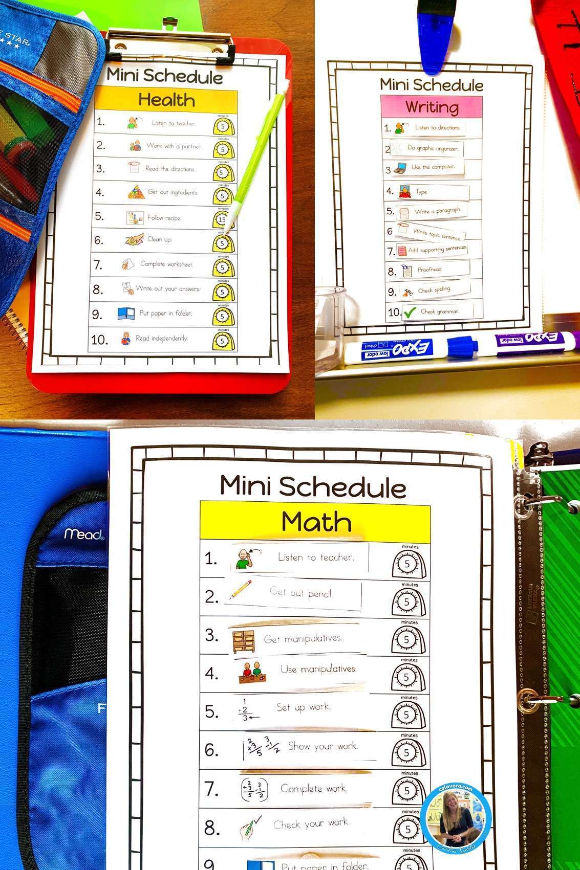 Autism Visual Schedules to Simplify Daily Routines - Caroline Koehler ...