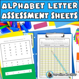 Alphabet Letter Recognition Sheets Assessment - Caroline Koehler at ...
